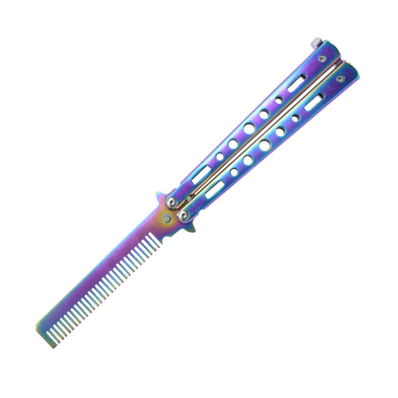 Butterfly Knife Comb – Stylish Practice Tool | TBOTECH
