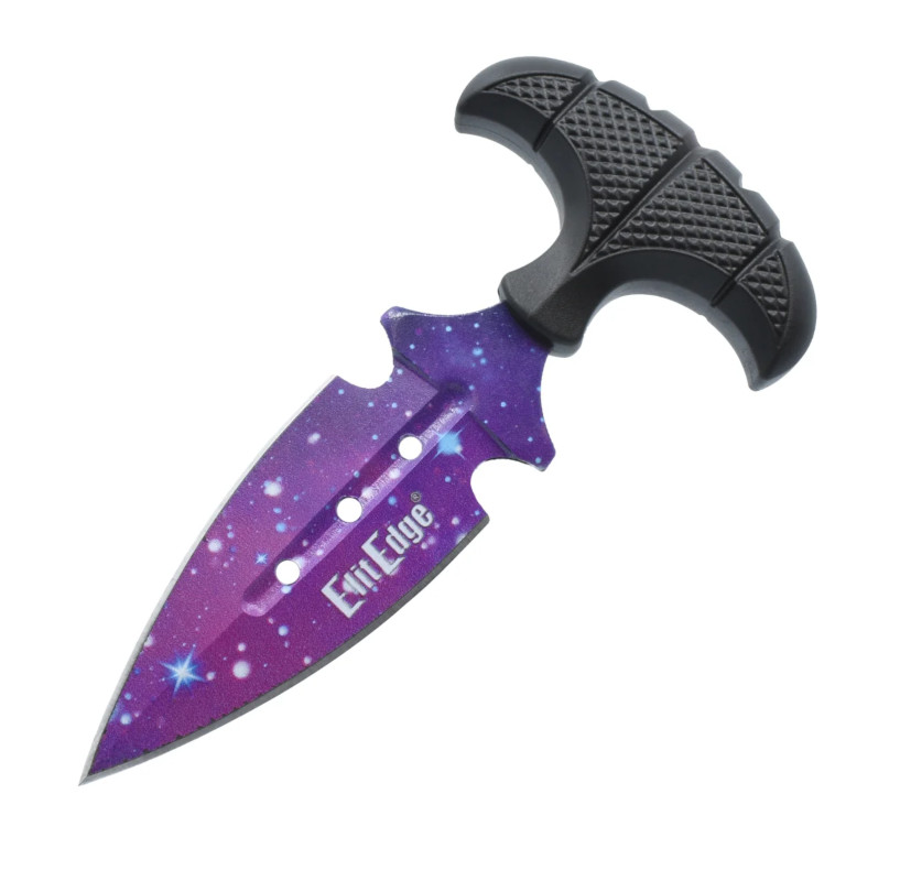 Steel Push Dagger | Galaxy Finish, 3" Stainless Steel Blade, 5.5" Overall