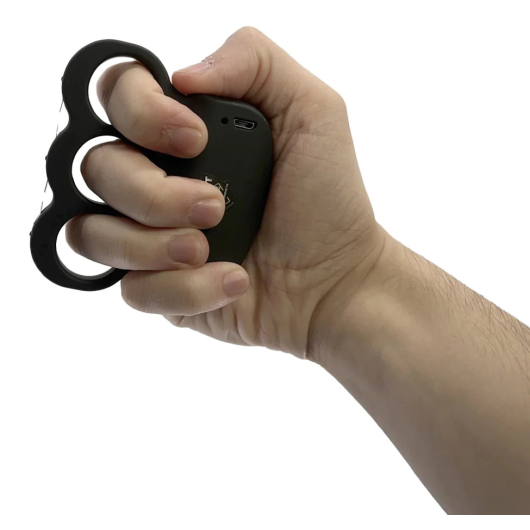 Triple Sting Ring Stun Gun Knuckles – 28M Volt Defense