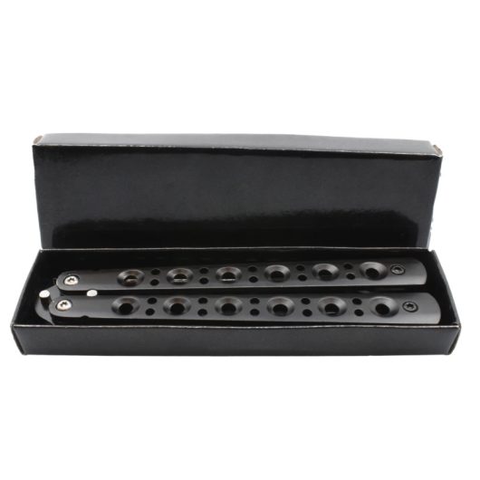 Balisong Knife | 3.5" 440 Stainless Steel Blade, 5" Closed