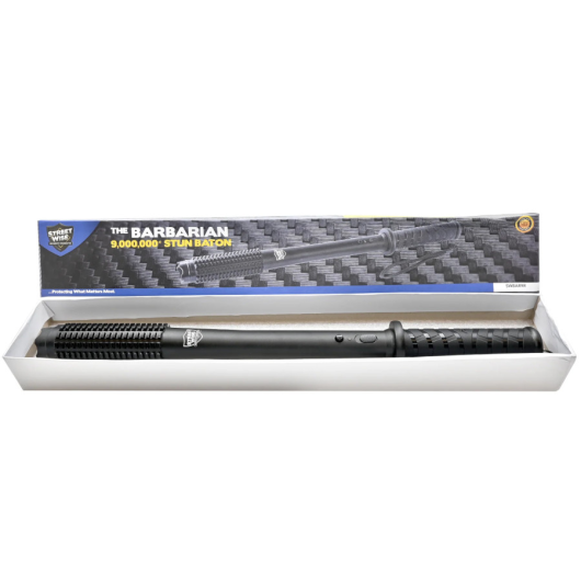 Streetwise Barbarian Stun Baton - 9M Volt Defense | TBOTECH