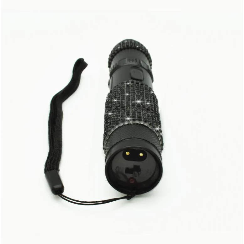 Bedazzled Stun Gun - RhineStun 75,000,000 Stun Flashlight