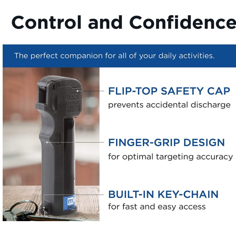 Mace Triple Action Pepper Spray - Personal Defense | TBOTECH
