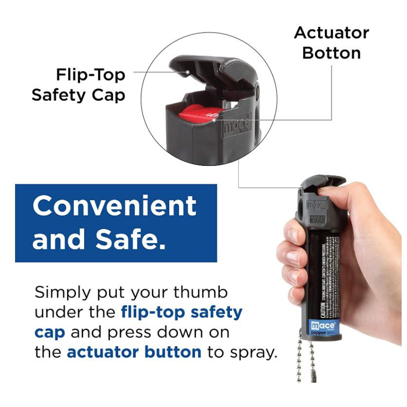 Mace Triple Action Pepper Spray - Personal Defense | TBOTECH