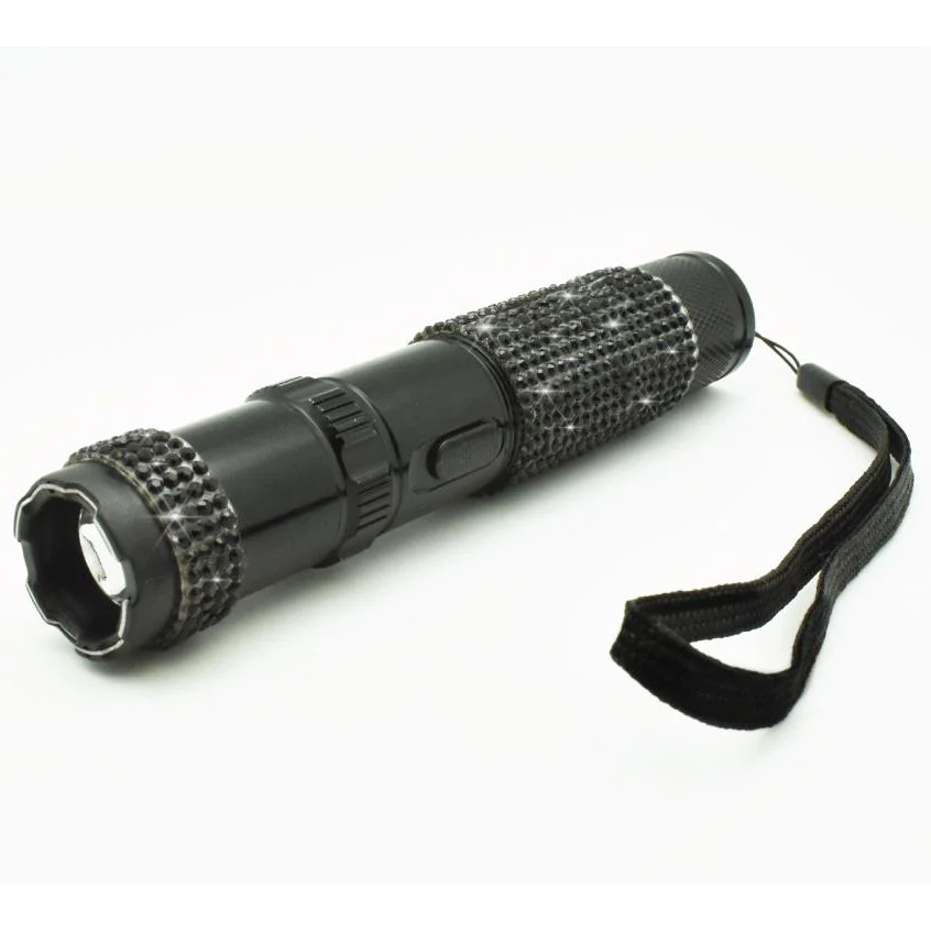 Bedazzled Stun Gun - RhineStun 75,000,000 Stun Flashlight